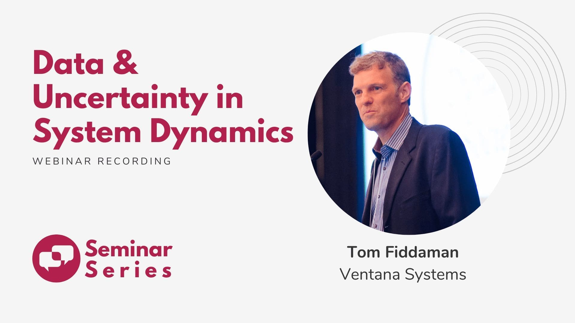 Data & Uncertainty in System Dynamics - System Dynamics Society