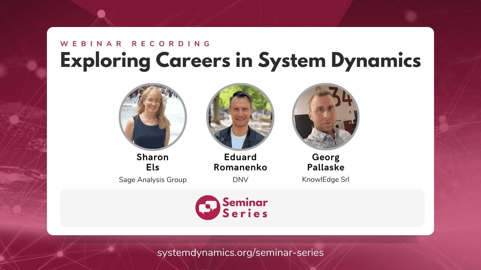 Exploring Careers in System Dynamics - System Dynamics Society