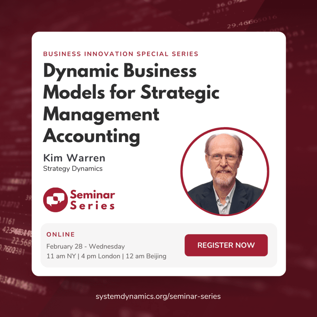 Dynamic Business Models for Strategic Management Accounting - System ...