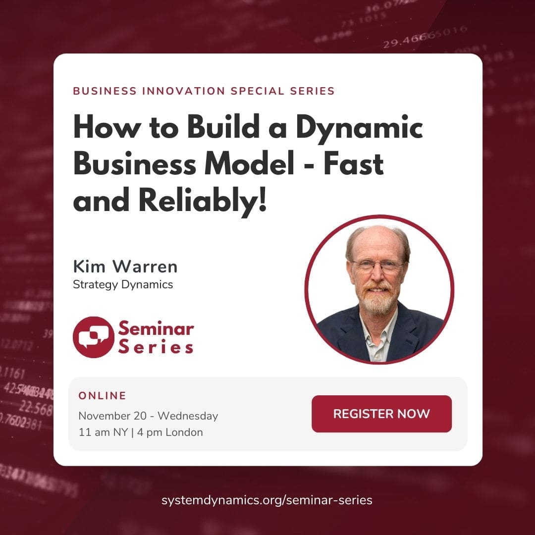How to Build a Dynamic Business Model - Fast and Reliably! - System ...