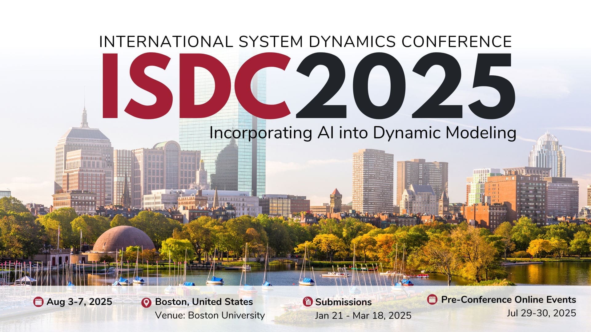 2025 International System Dynamics Conference - System Dynamics Society