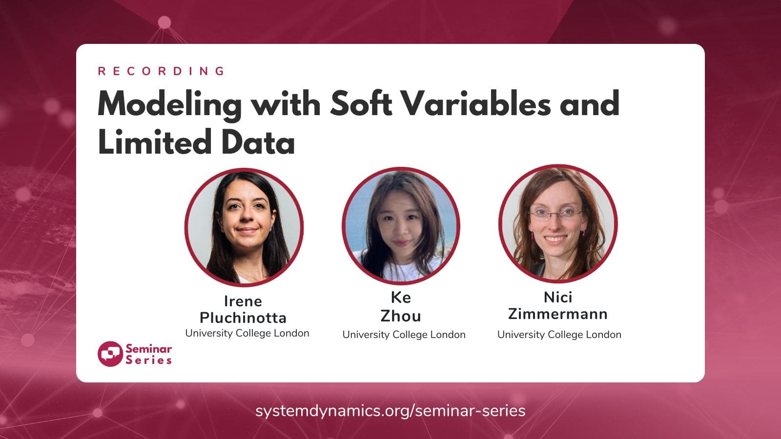 Modeling with Soft Variables and Limited Data - System Dynamics Society