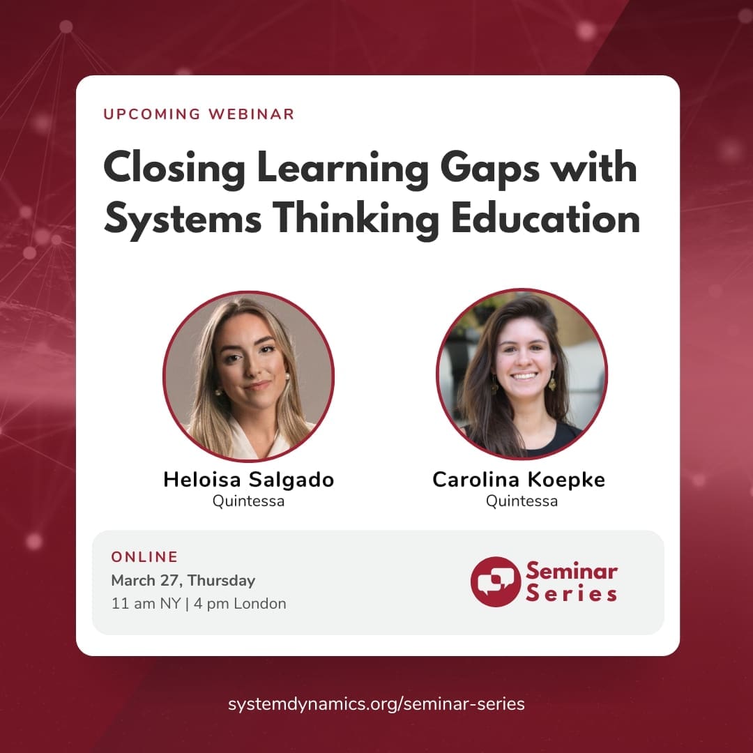 Closing Learning Gaps with Systems Thinking Education: Lessons from ...